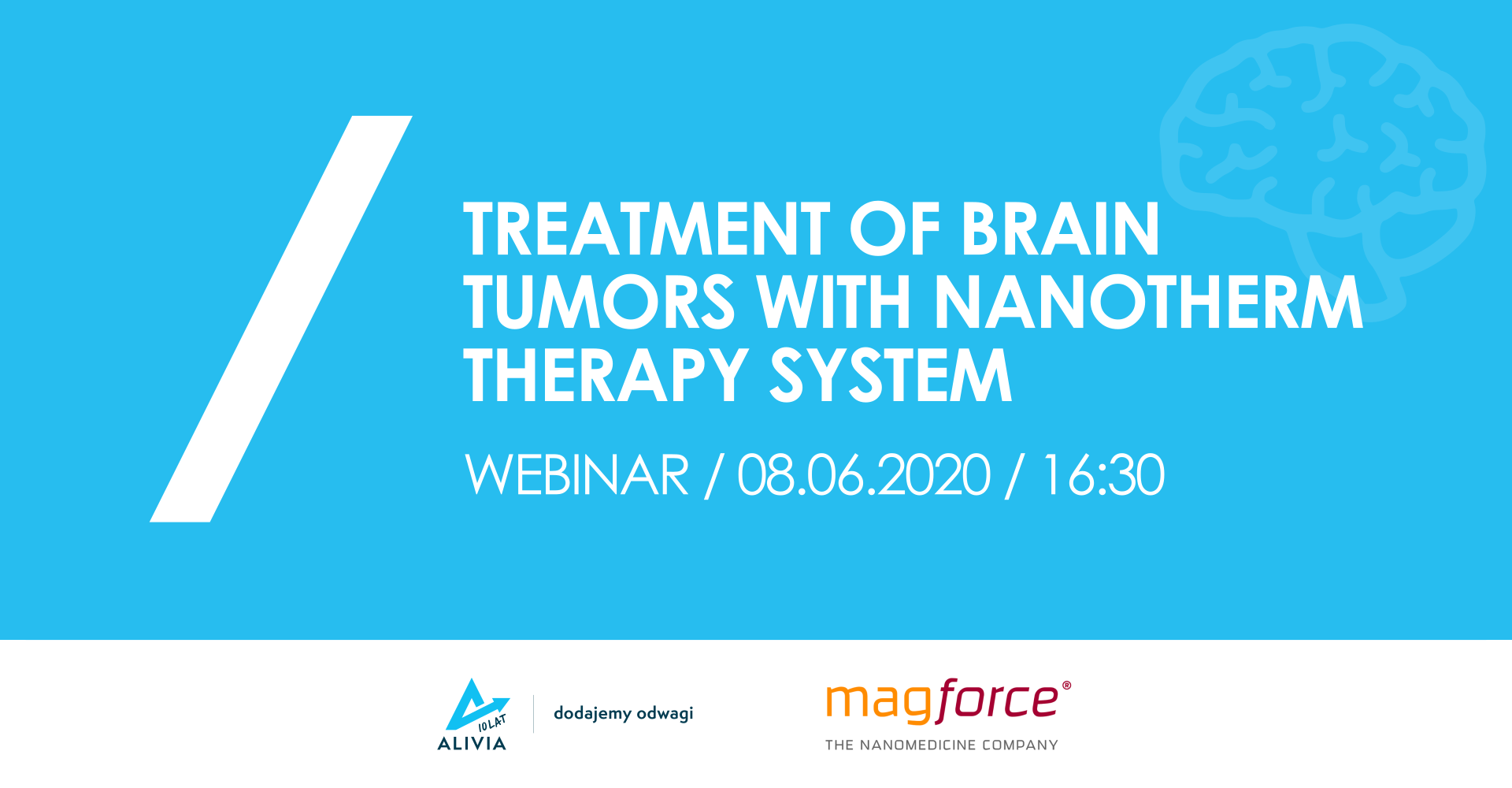 Invitation to webinar „Treatment of brain tumors with Nanotherm Therapy ...